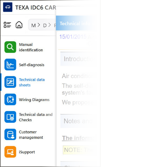 Software IDC6 - TEXA